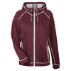 Team 365 Women's Sport Maroon Heather/Sport Silver Excel Melange Perfo