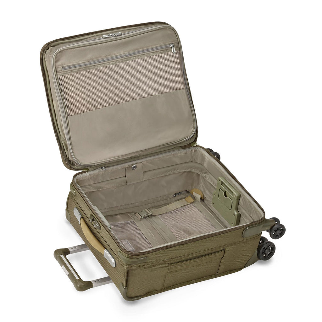 Briggs & Riley Olive Baseline International Carry-On Expandable Wide-B