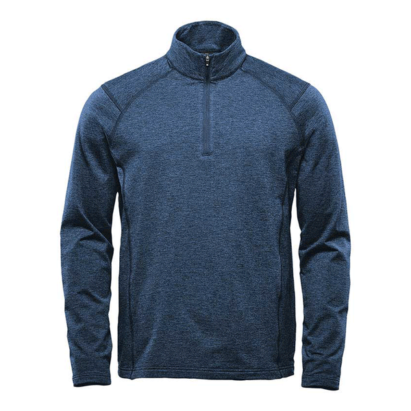 Stormtech Men's Dark Navy Heather Treeline Performance 1/4 Zip Pullove