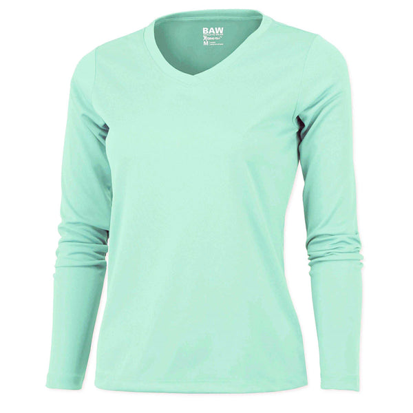 BAW Women's Sea Foam Xtreme Tek Long Sleeve Shirt