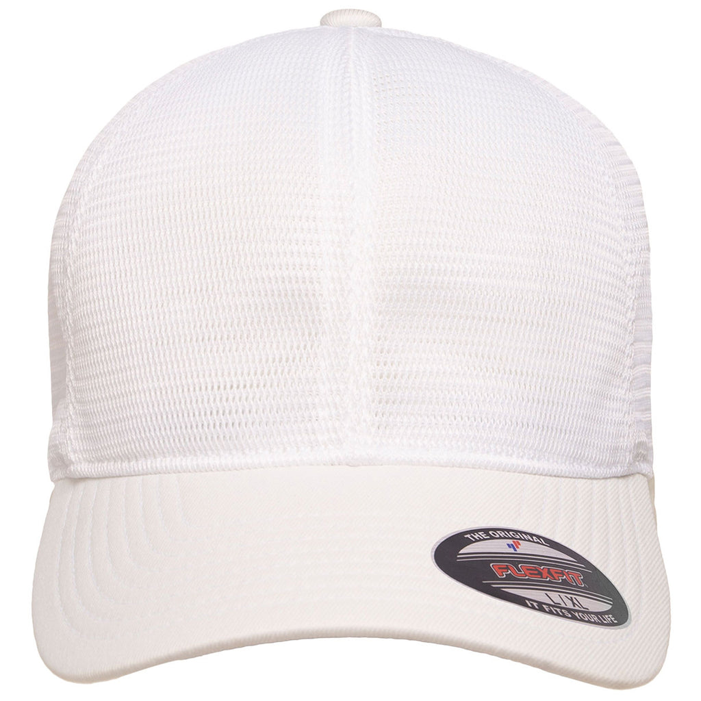 Flexfit White 360 Omnimesh Cap