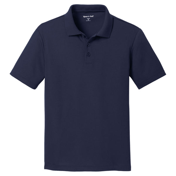 Sport-Tek Youth True Navy PosiCharge RacerMesh Polo