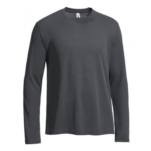 Expert Men's Graphite Long Sleeve Tec Tee