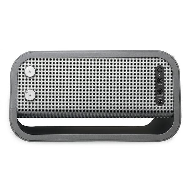 Brookstone Matte Graphite Big Blue Studio Bluetooth Speaker